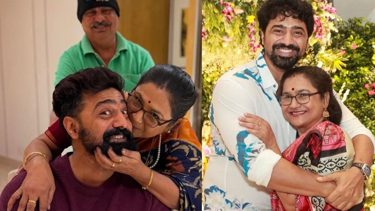 Dev wishes his mother on her 60th birthday